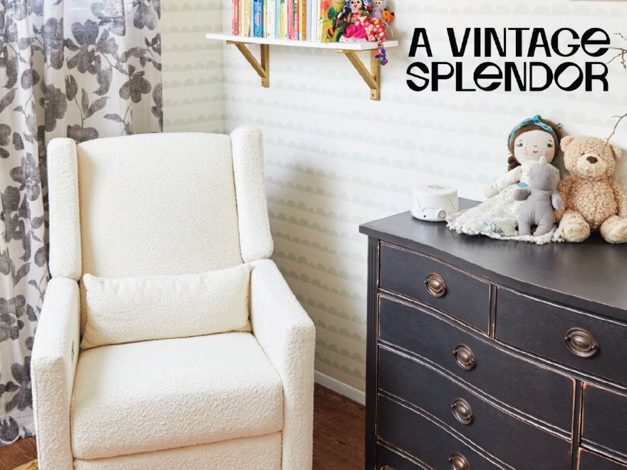 A VINTAGE SPLENDOR: Violet's Vintage Maximalist Nursery – Babyletto